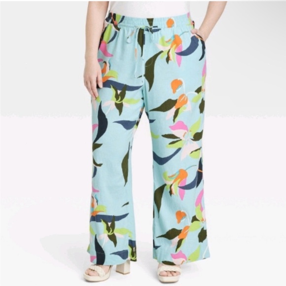 a new day | Pants & Jumpsuits | A New Day Highrise Wide Leg Linen ...